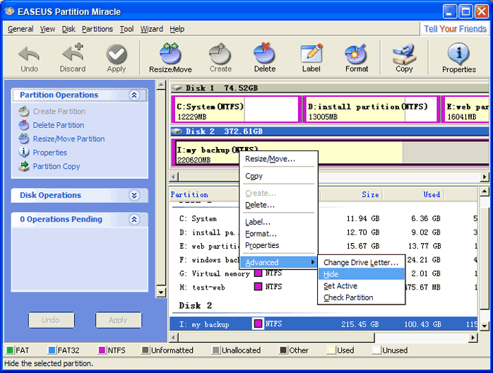 Resize & Move Server Partitions without destroying data safely and stably.